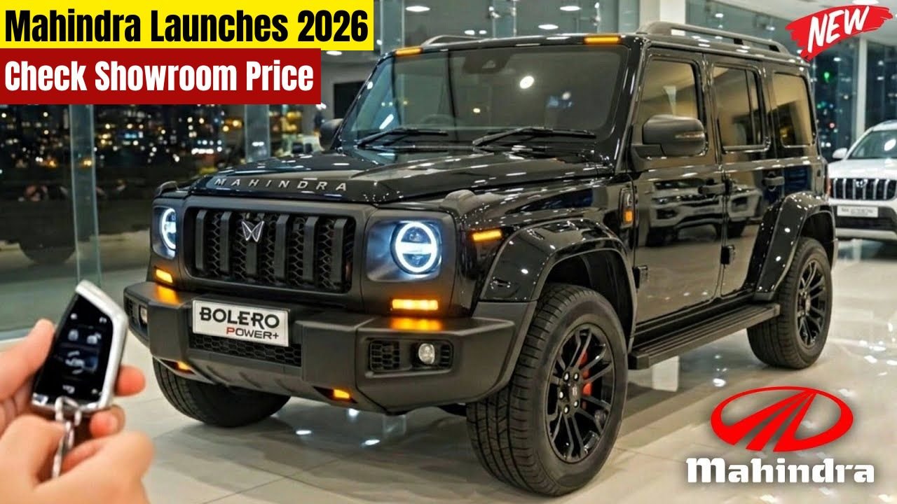 Mahindra Launches 2026 Model 9-Seater Bolero With Impressive Safety ...